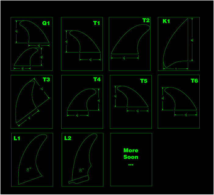 Surfboard Templates - Download and Print Full Scale Surfboard Template ...