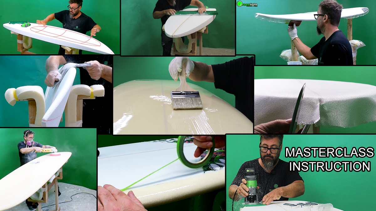 MASTERCLASS Surfboard Building Instructional Video Course — Greenlight ...