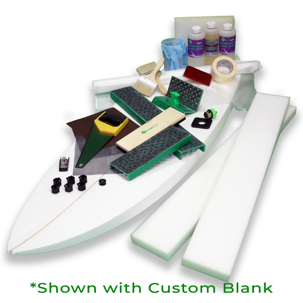 Surfboard, Wakesurf board, Kiteboard, Foilboard, SUP Building Kits ...