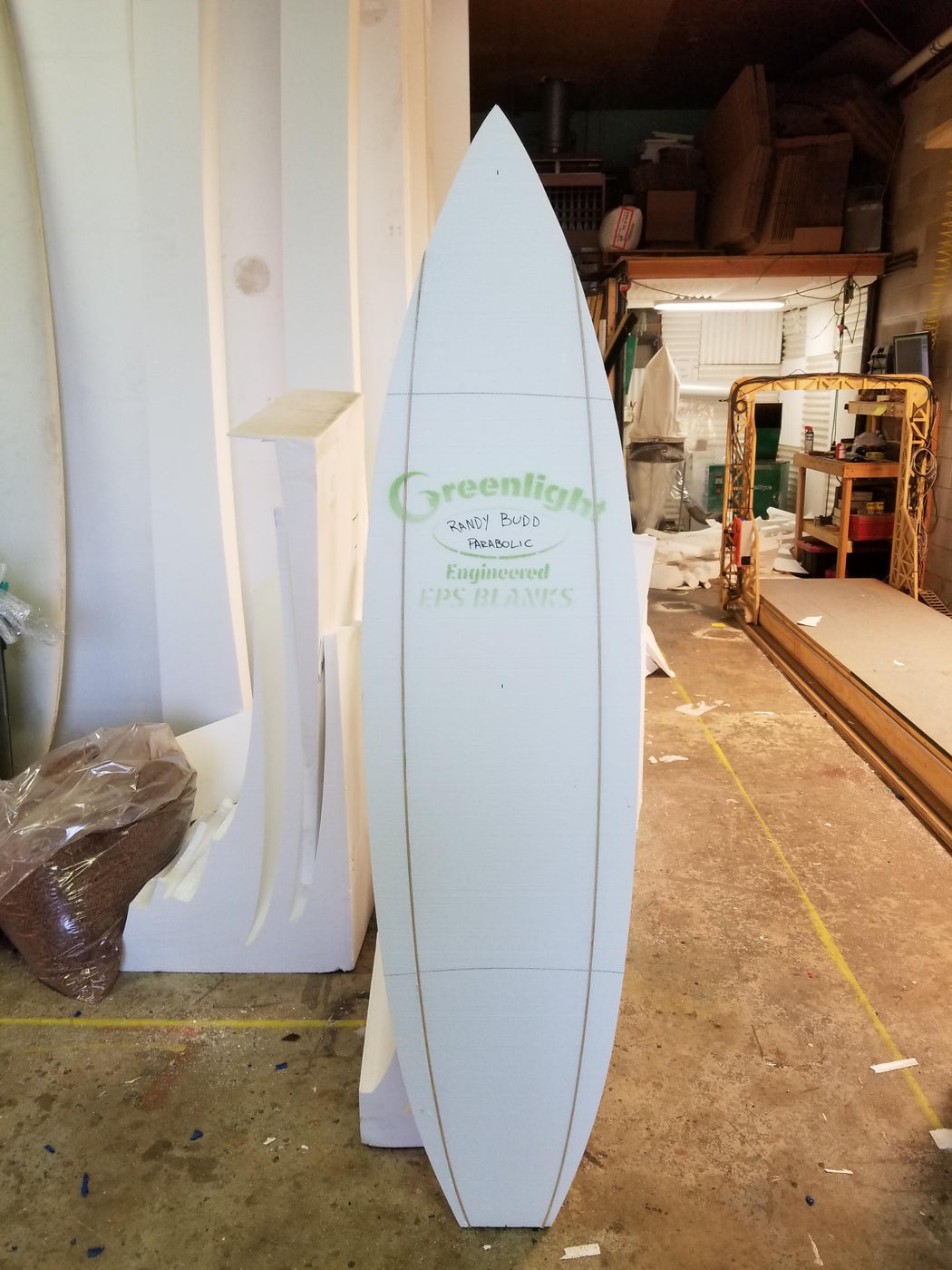 Custom Designed Engineered EPS Foam Blank 7'7" - 8'11" Long ...